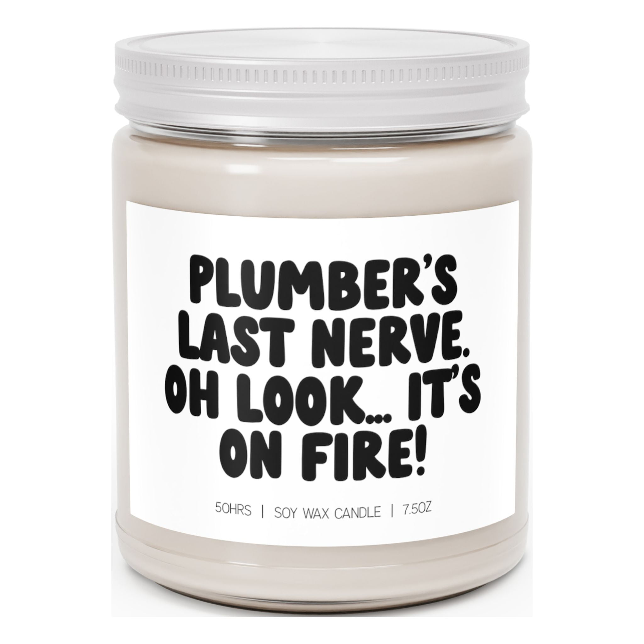 22Gifts Plumber last nerve Graduation Candle, Gifts, Decor, Scented ...