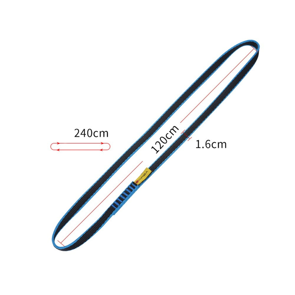 22KN Nylon Webbing Strap Sling for Rock Climbing and Outdoor Activities ...