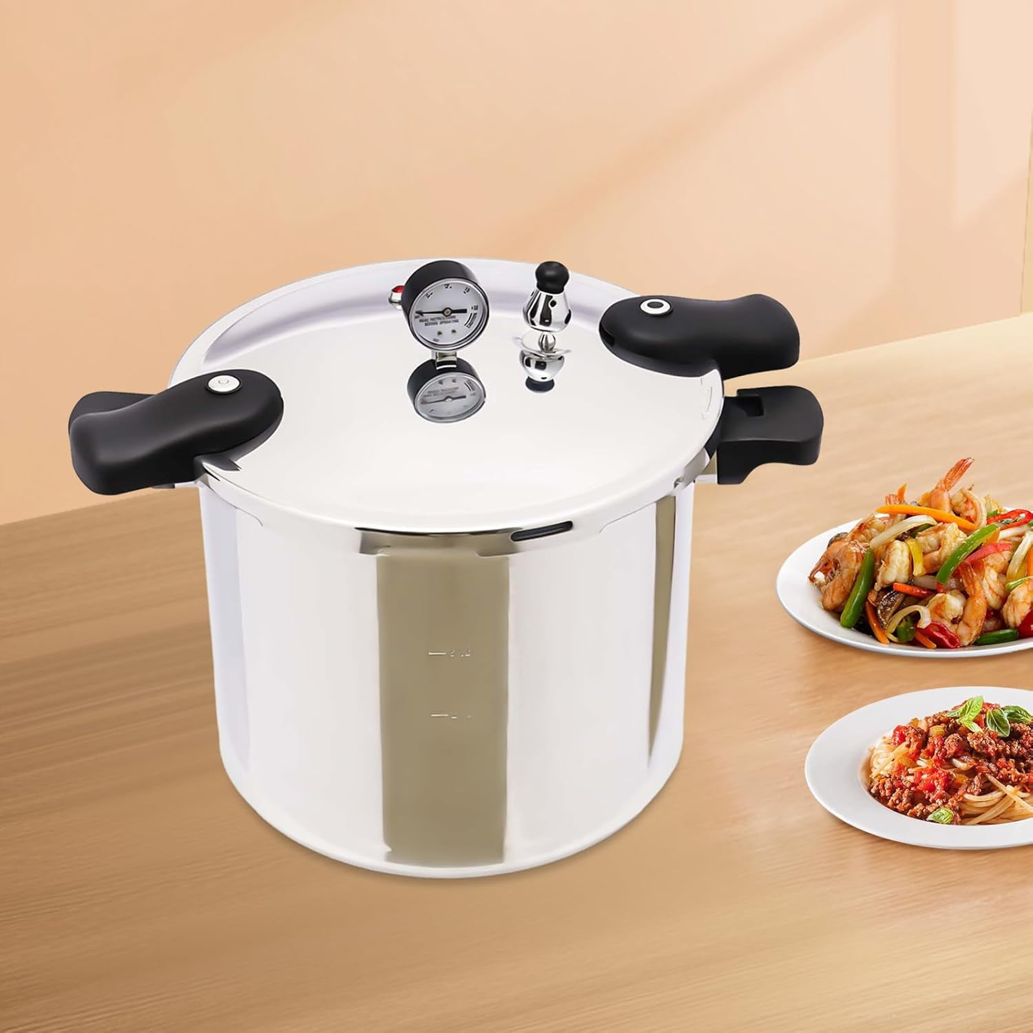22L 23 Quart Pressure Canner 90Kpa Pressure Cooker Mini Pressure Cooker ...
