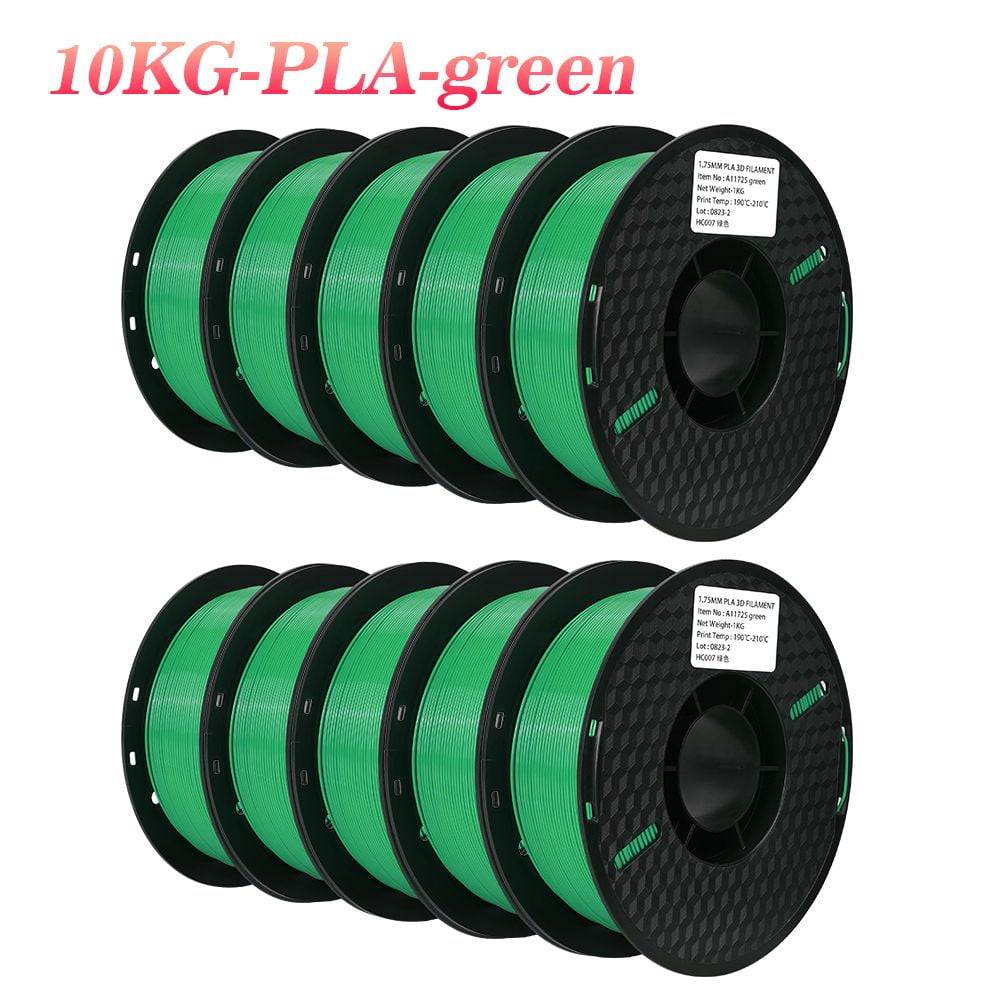 22LBS TPU PETG PLA filament 3D Printer Filament 10 Rolls 1KG 1.75MM ...