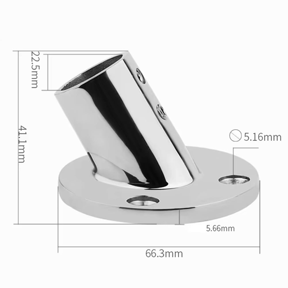 22MM 316 Stainless Steel Marine Pipe Deck Handrail Rail Accessories ...