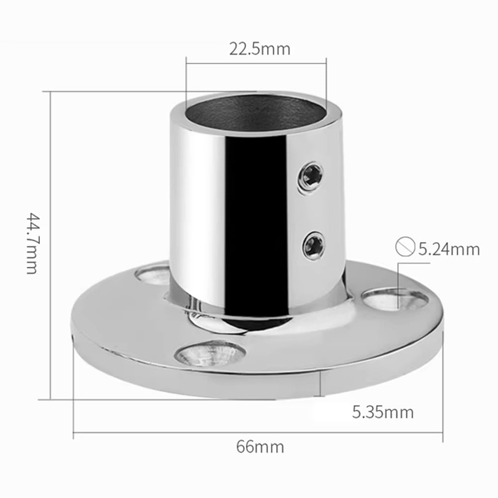 22MM 316 Stainless Steel Marine Pipe Deck Handrail Rail Accessories ...