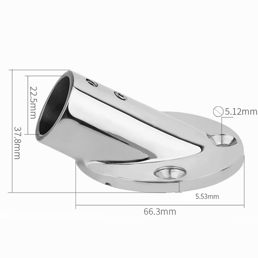 22MM 316 Stainless Steel Marine Pipe Deck Handrail Rail Accessories ...
