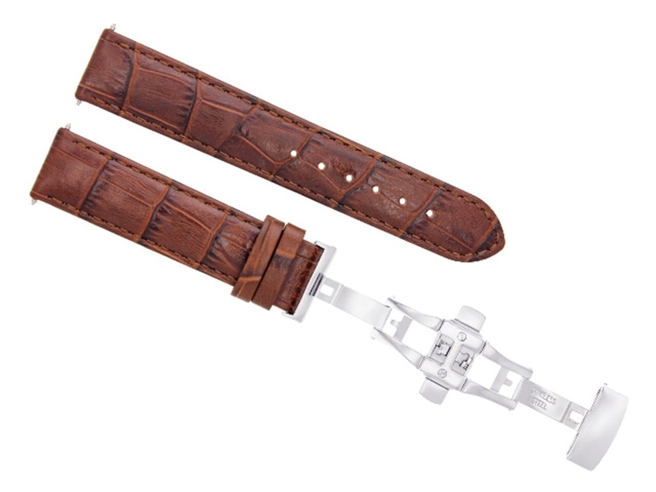 22MM LEATHER WATCH STRAP BAND FOR BAUME MERCIER CLASSIMA 8692, 8733 L ...