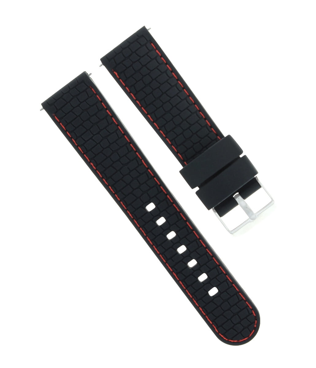 22MM RUBBER DIVER BAND STRAP FOR SEIKO SRP777 SRP775 SRP773 SRP77 BLACK ...