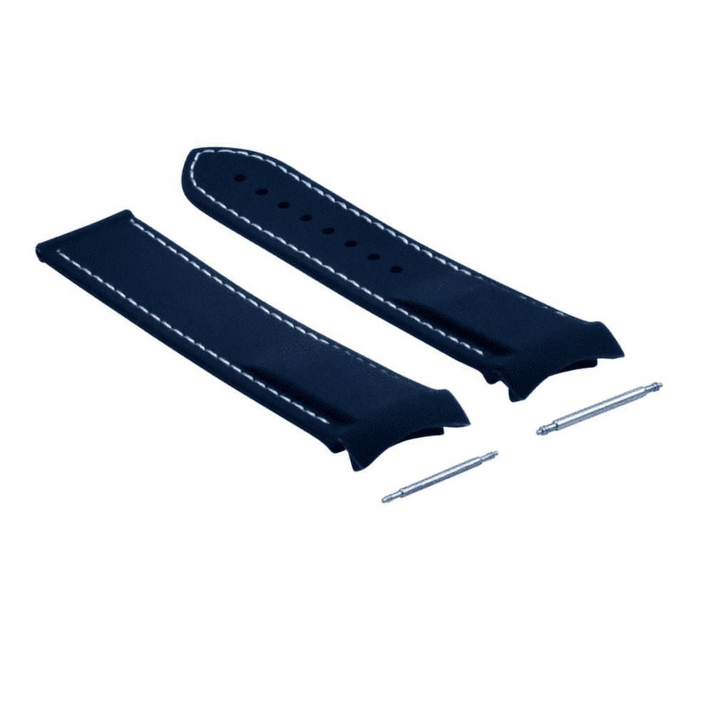 22MM RUBBER DIVER STRAP BAND FOR OMEGA SEAMASTER PLANET OCEAN CURVED ...