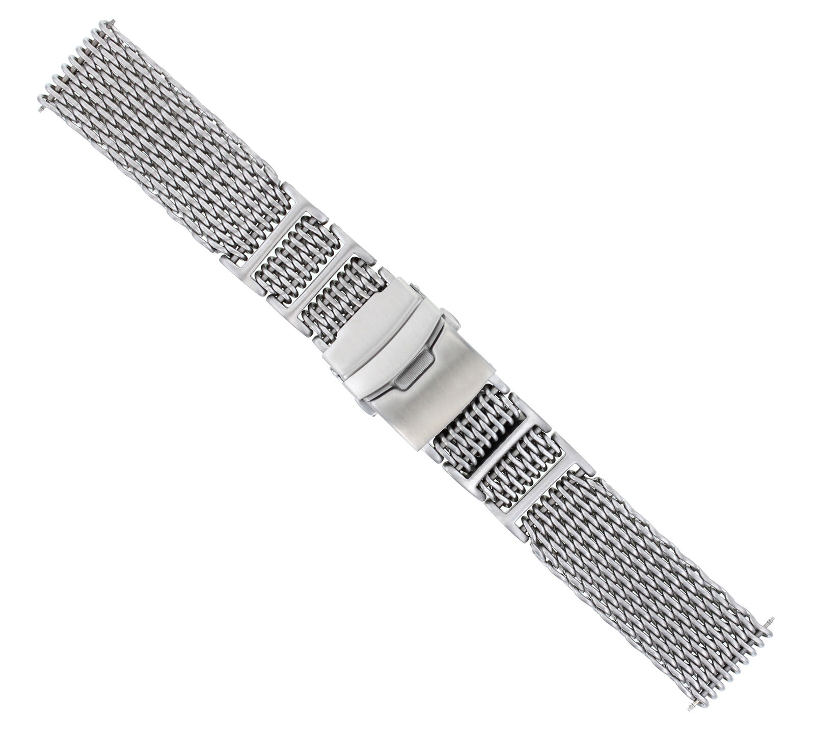 22MM SHARK MESH WATCH BAND STRAP BAND FOR BREITLING A13022 ADJUSTABLE ...