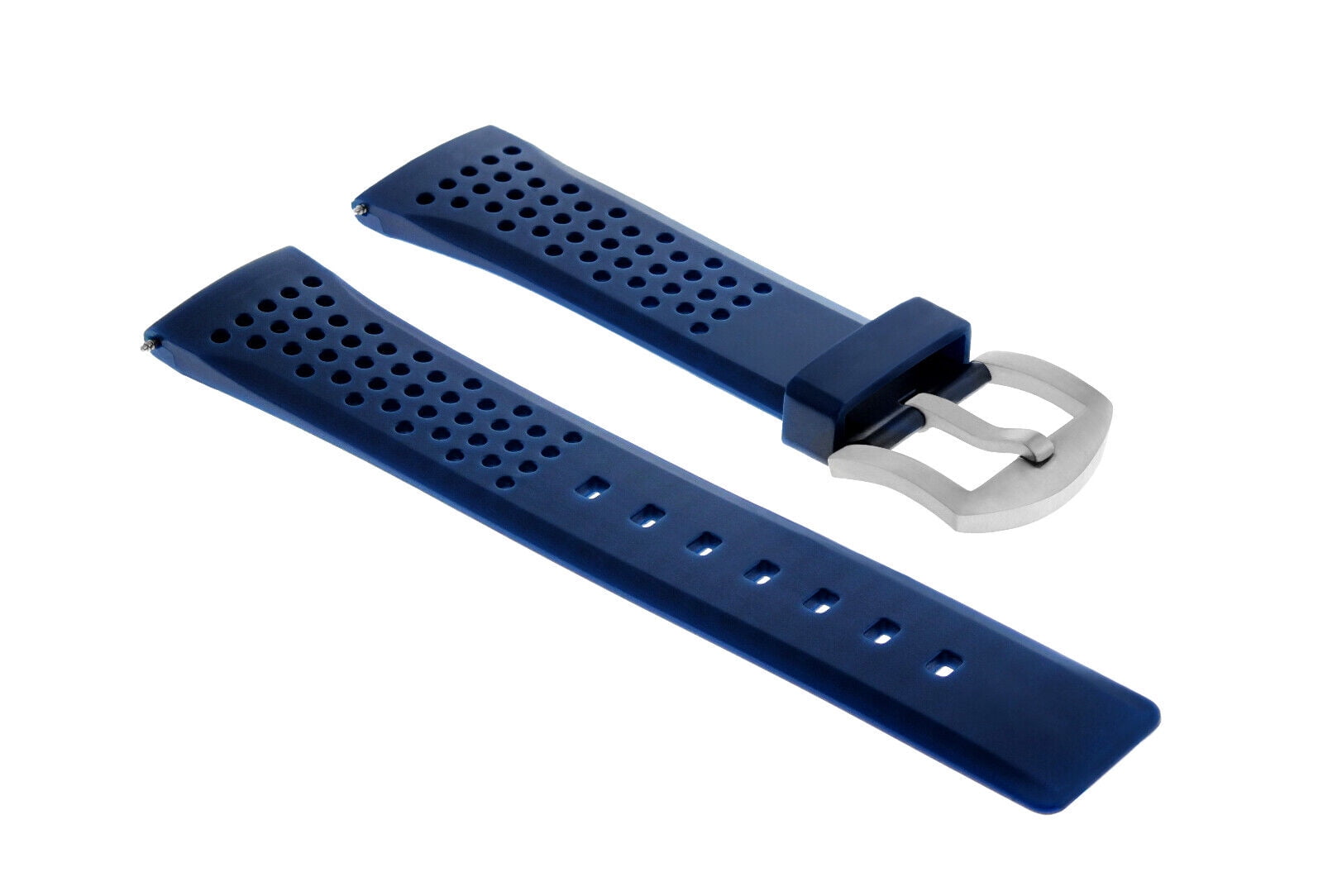 22MM SOFT RUBBER BAND STRAP FOR TAG HEUER CARRERA MONACO CALIBRE 7 16 ...