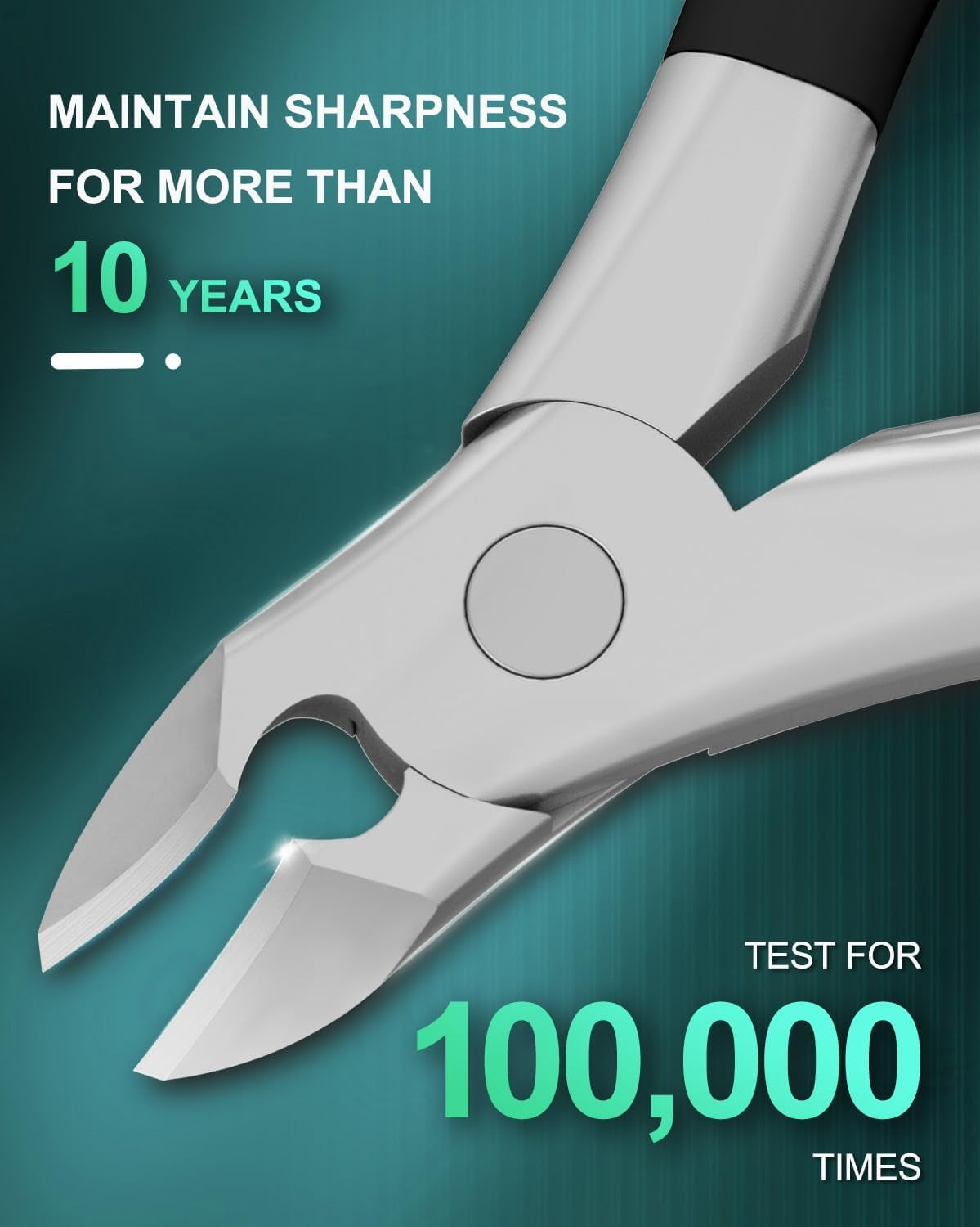 22MM Wide Jaw Toe Nail Clippers for Thick Nails,Podiatrist Ingrown ...