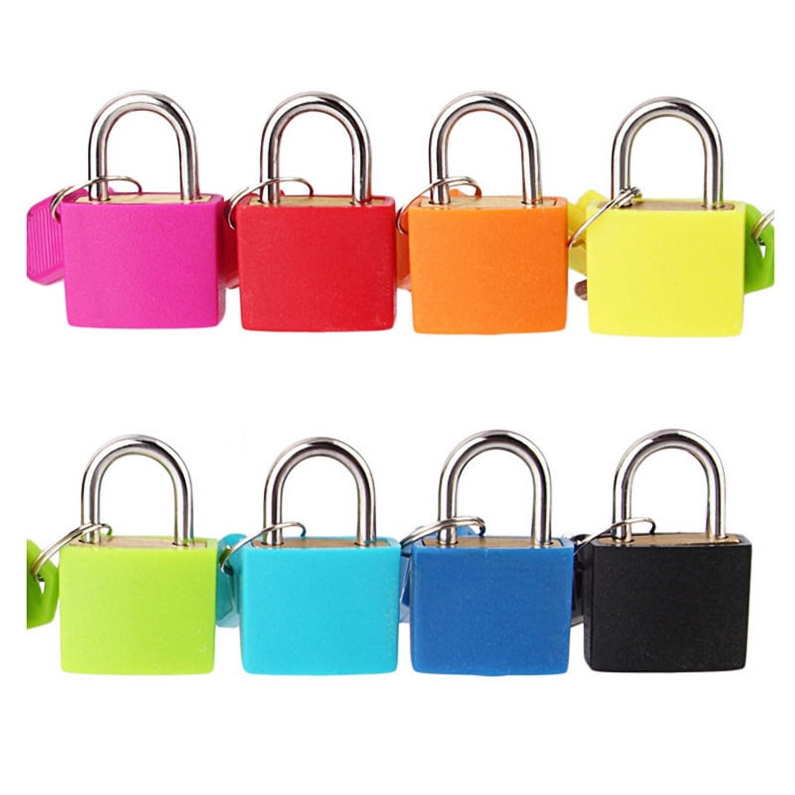 22MM color plastic shell padlock student schoolbag lock diary lock ...