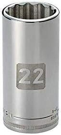 22Mm Deep 12Pt 12-Point 3/8 3/8Dr Deepwell Deep Well Drive Socket ...