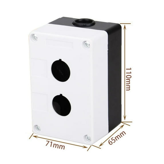 22Mm Hole Exigent Stop Push Button Switch Box Waterproof Abs Plastic ...