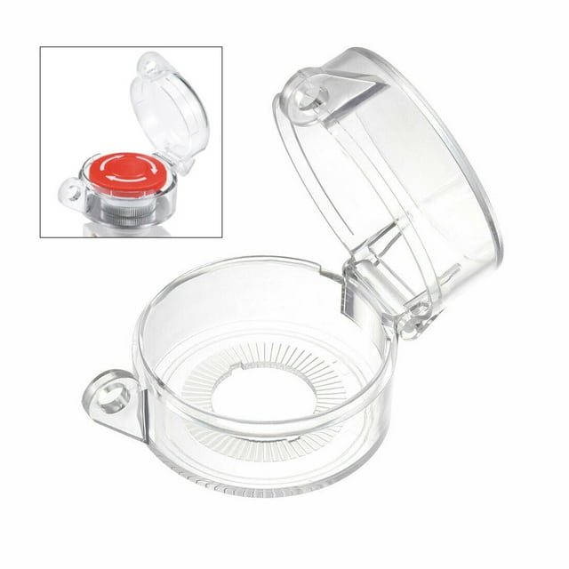 22Mm Push Button Switch Protector Stop Switch Transparent Cover Guard ...