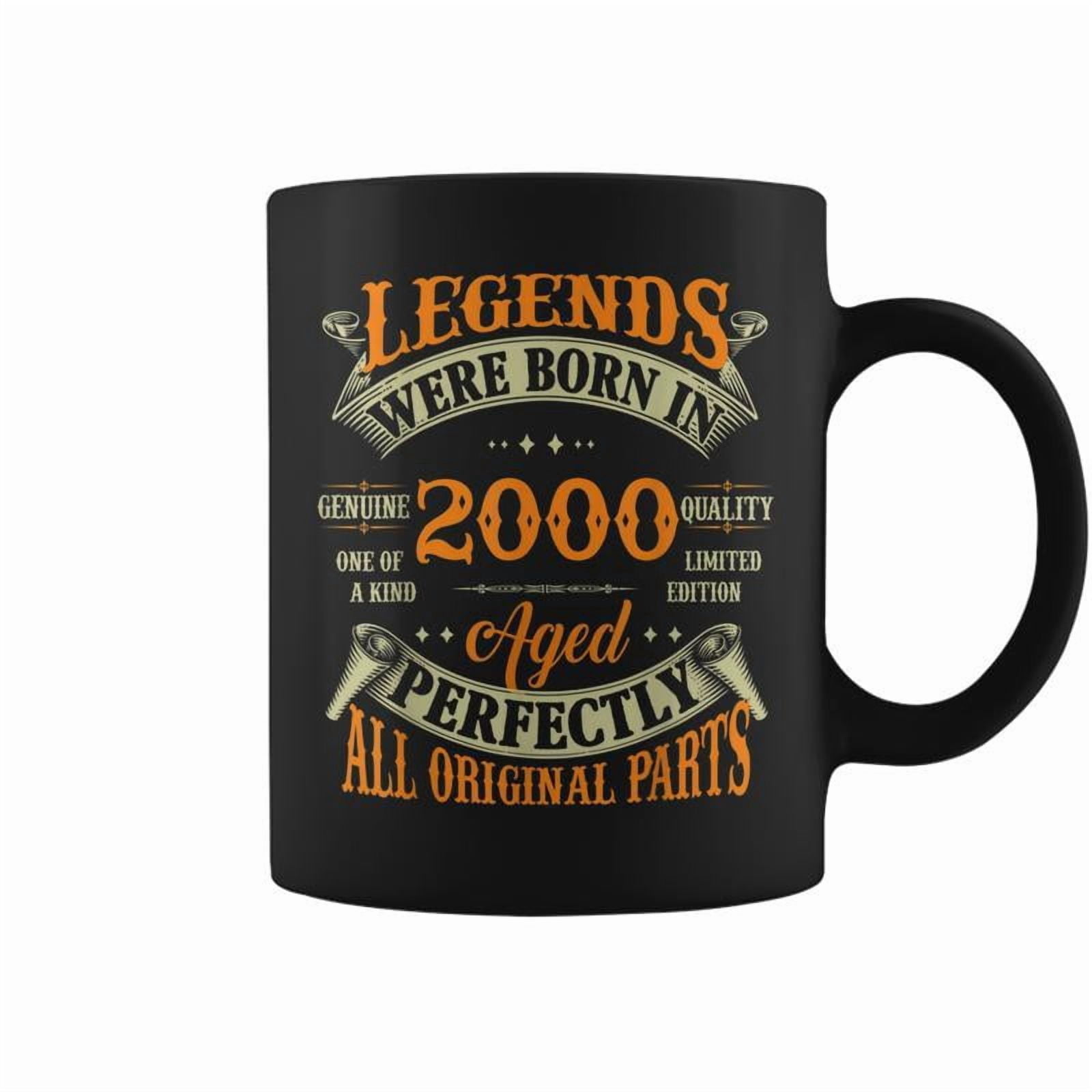 22Nd Birthday Legends Born In 2000 22 Years Old Coff - Walmart.com