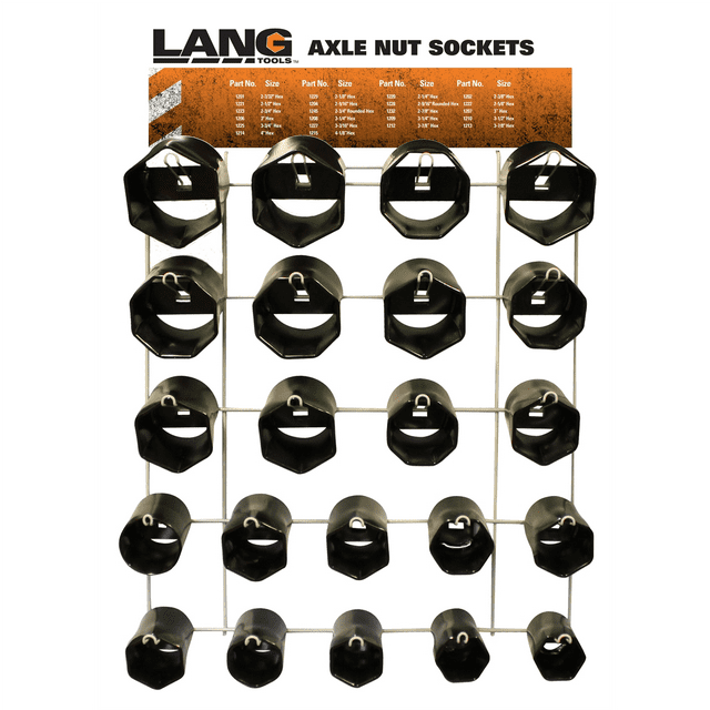Lang Tools (Kastar) 22PC Axle Nut Display - Walmart.com