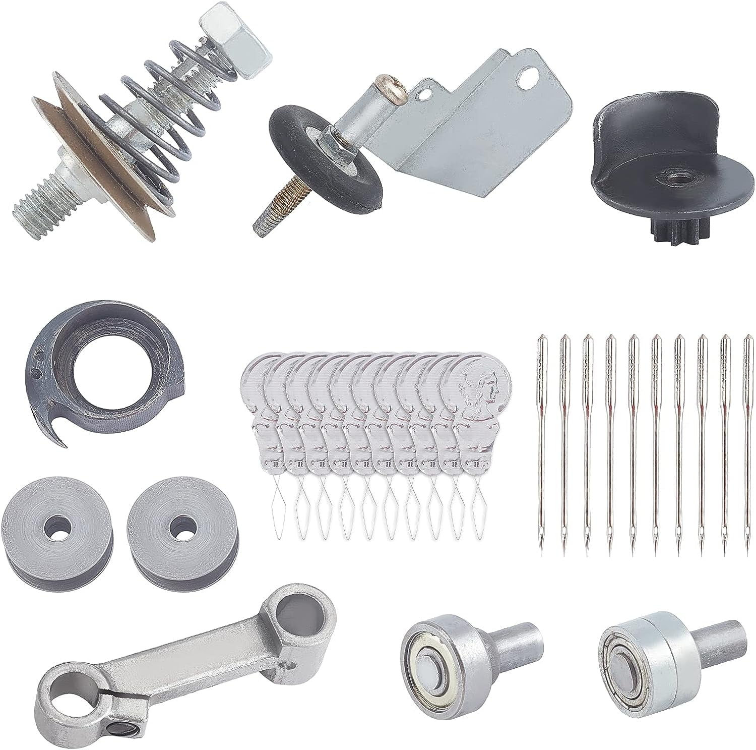 22PCS Sewing Machine Replacement Spare Parts Attachment Kit with Alloy ...