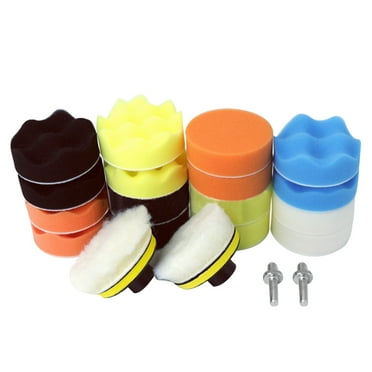 "3"" Professional Buffing Pad Kit, 4 Styles Polishing Pads, Backing ...