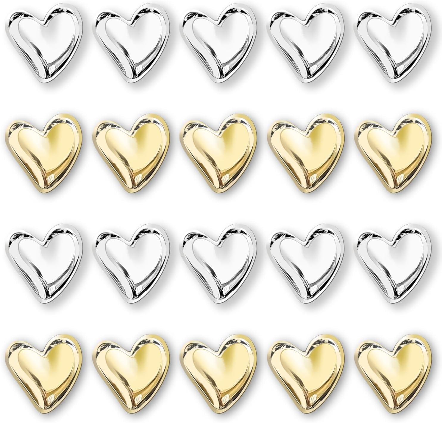 22Pcs Fridge Magnets，Cute Love Heart Decorative Magnets ，Refrigerator ...
