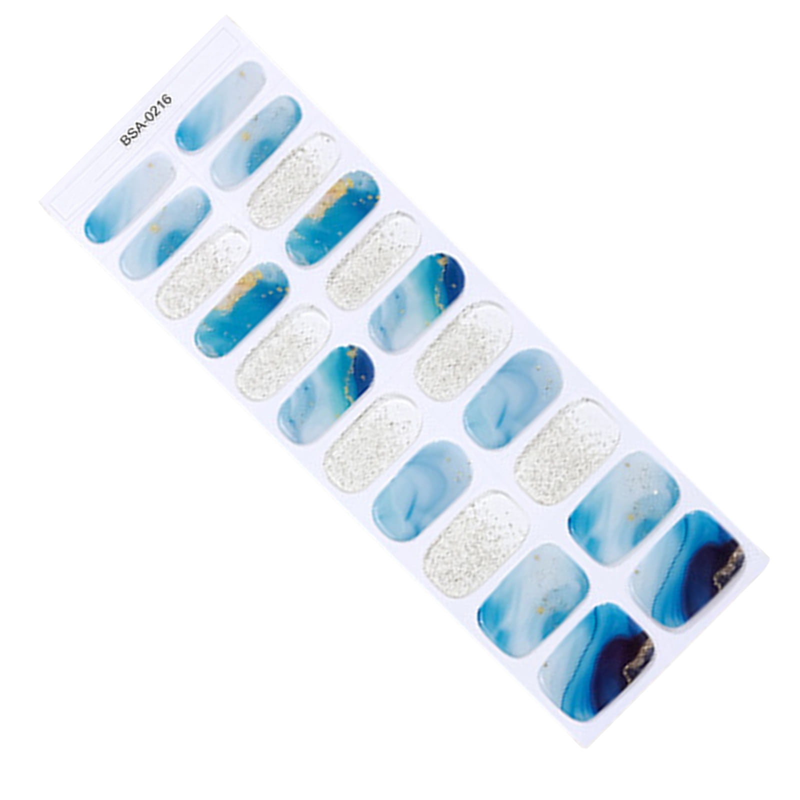 22Pcs Gel Nails Stickers Without UV Lamp Required Full Covers sNails ...