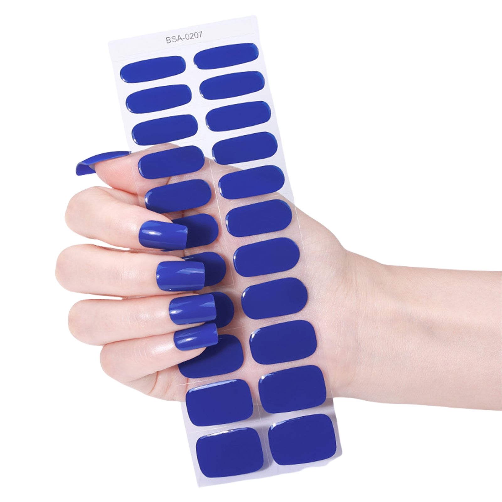 22Pcs Gel Nails Strips Gel Nails Stickers Effortless Application ...
