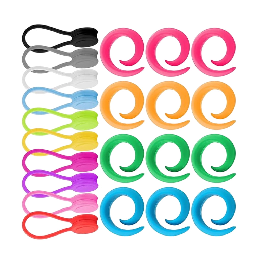 22Pcs Fabric Huggers Magnetic Fabric Clips Silicone Thread Spool ...