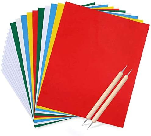22Pcs Transfer Paper and Tracing Paper with Embossing Stylus Set, 11 ...