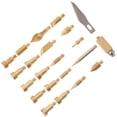Raindrops Metal Pyrography Tip Set with Assorted Colors for Wood ...