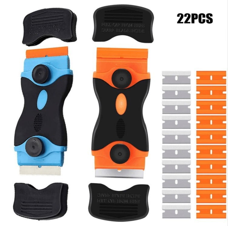22Set of Plastic Scraper Automobile Sticker Remover Scraper Glass Hob ...