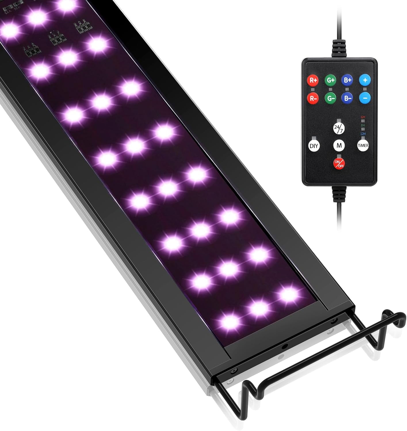 22W Full Spectrum LED Aquarium Light for Fish Tank with Multi-Color ...