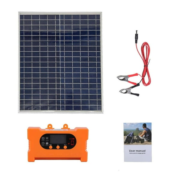 22W Solar Panel Intelligent Fast Charging Controller Portable Solar ...