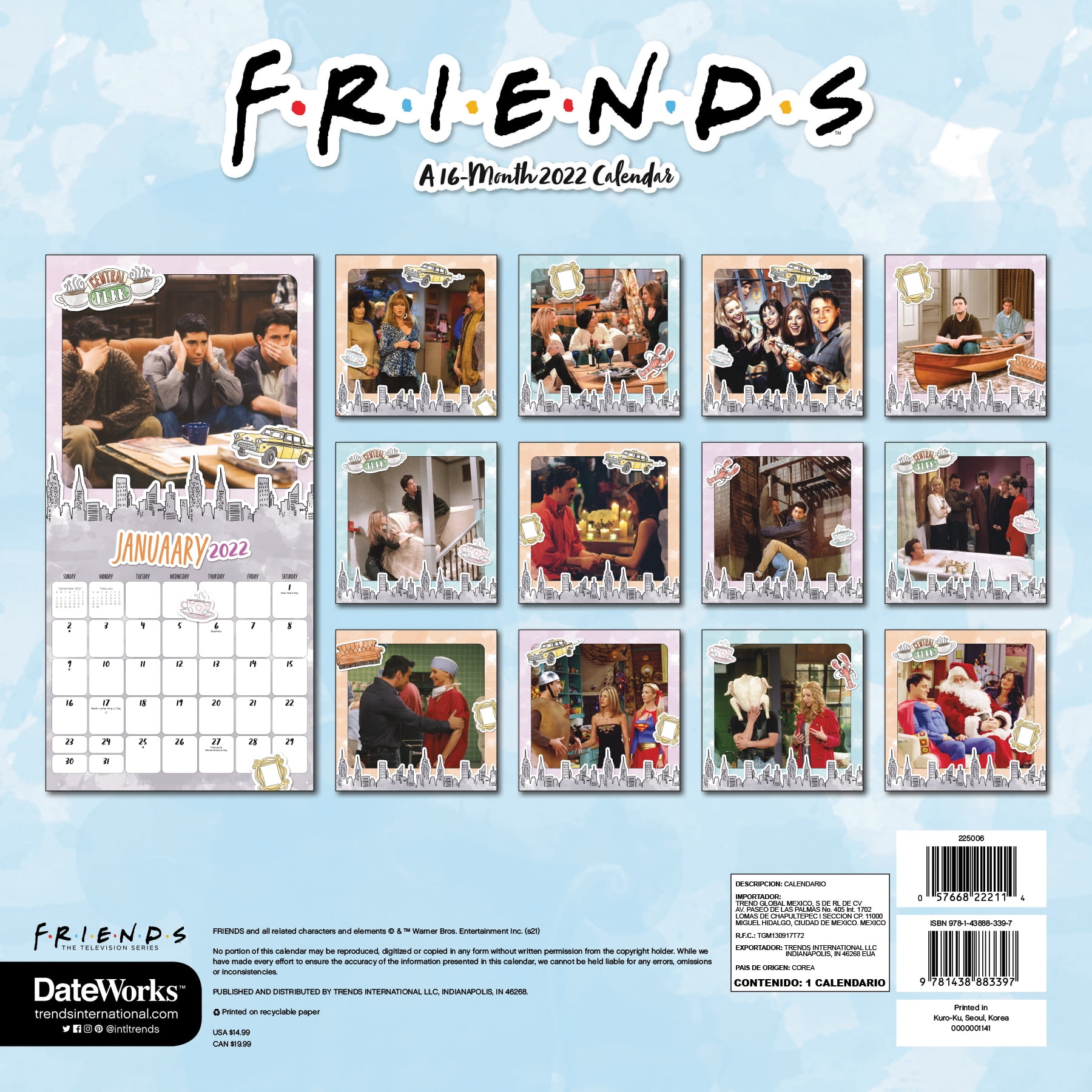 22WALL Friends P1 - Walmart.com