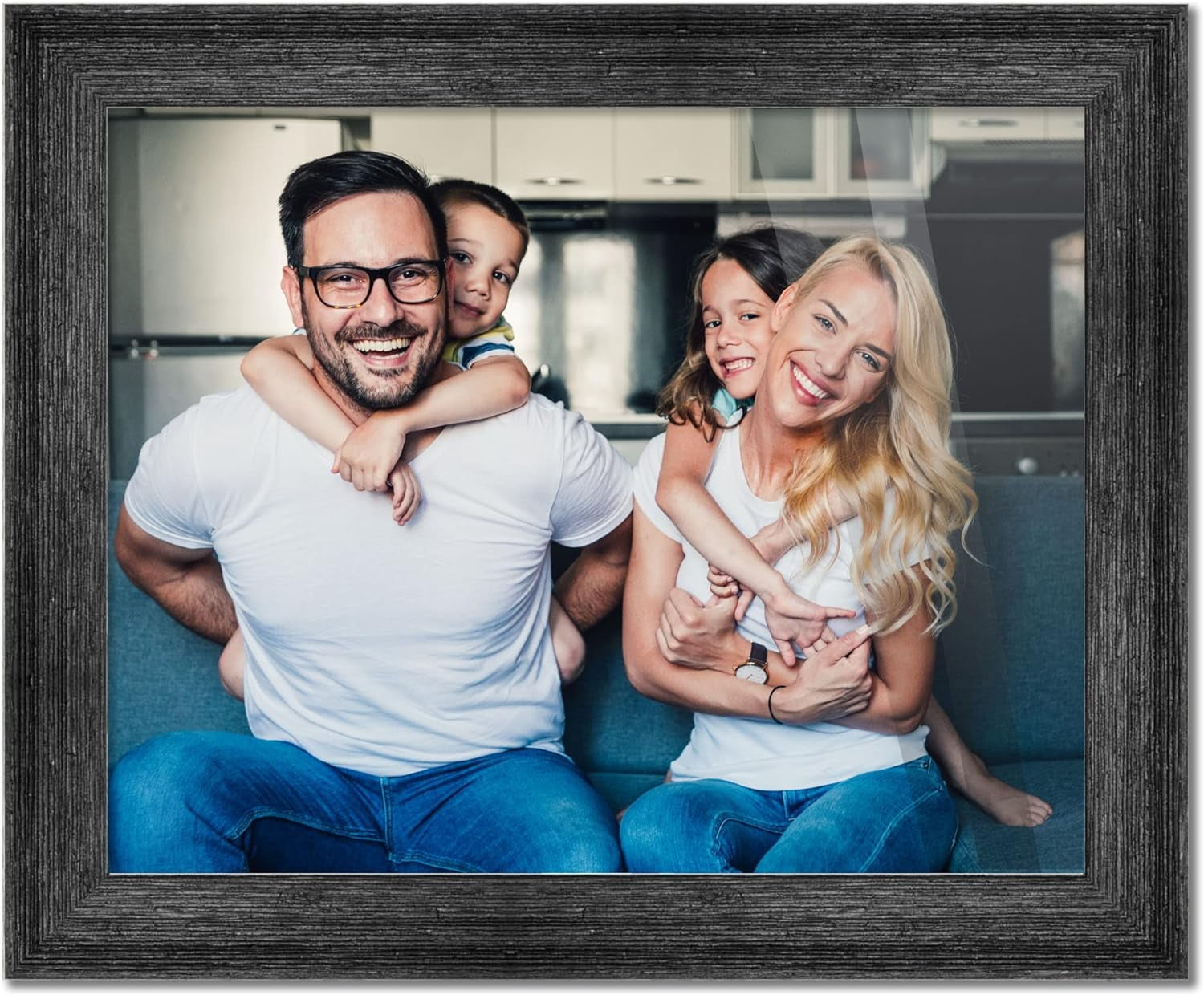 22X16 Frame Black Barnwood Picture Frame - Modern Photo Frame Includes ...