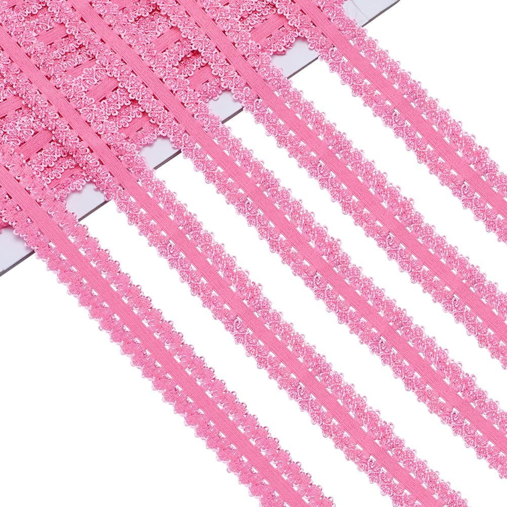 22Yards 7/8 Inch Elastic Edges Trimming Stretch Lace Trim Webbing ...