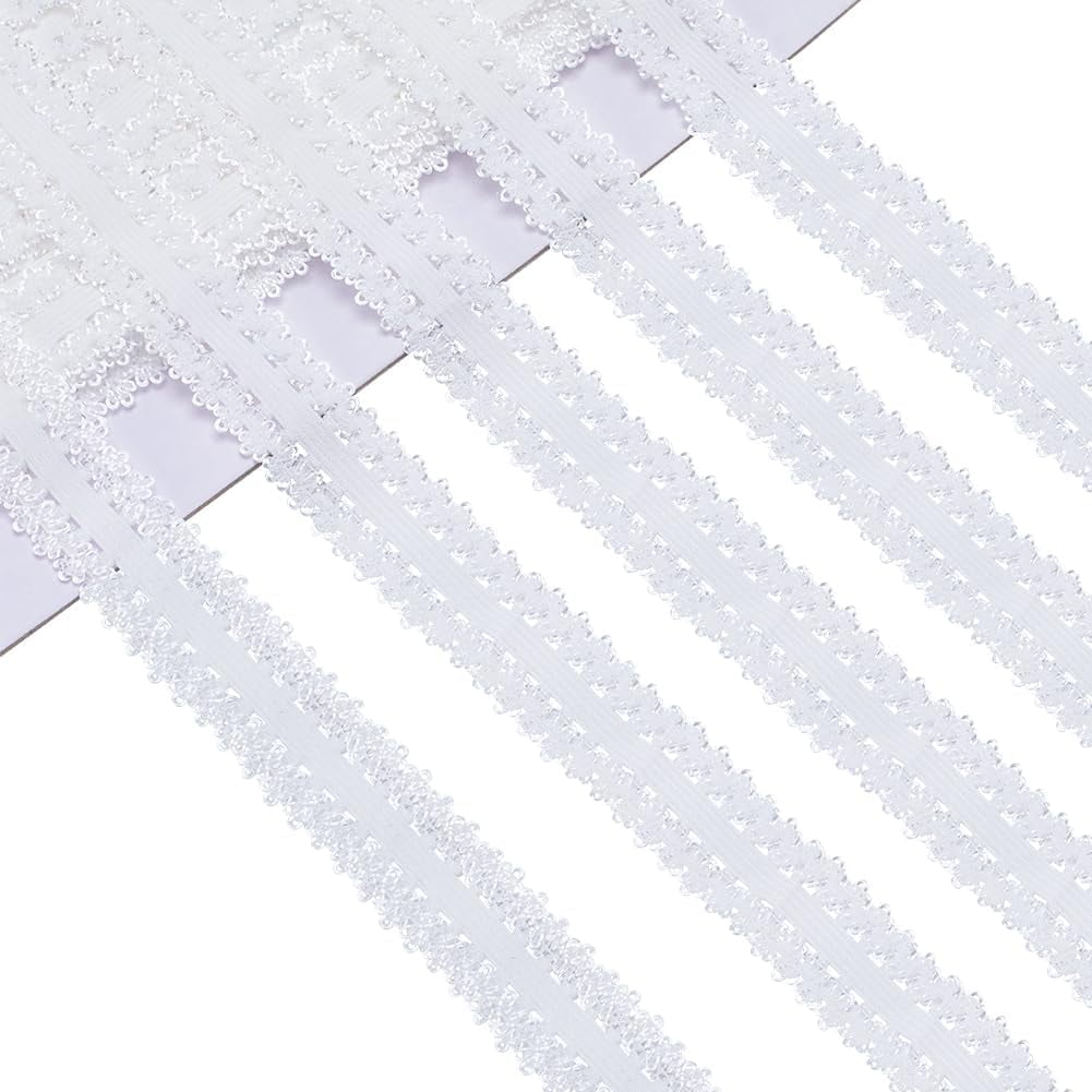 22Yards 7/8 Inch Elastic Stretch Lace Trim Edges Trimming Webbing ...