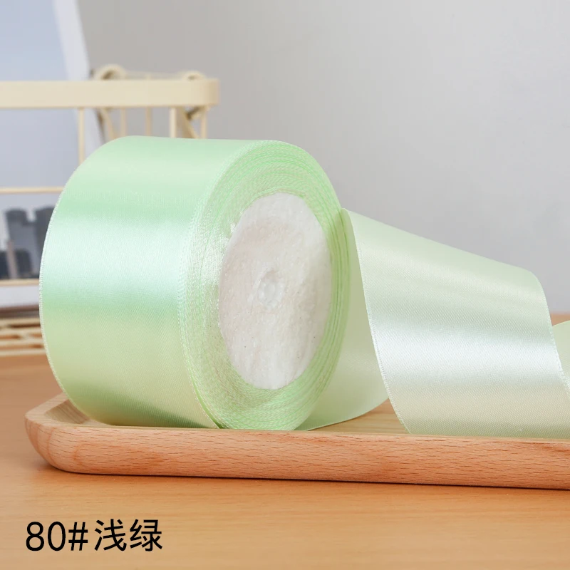 22Yards/Roll 5cm Silk Satin Ribbon Handmade Crafts Materials Christmas ...