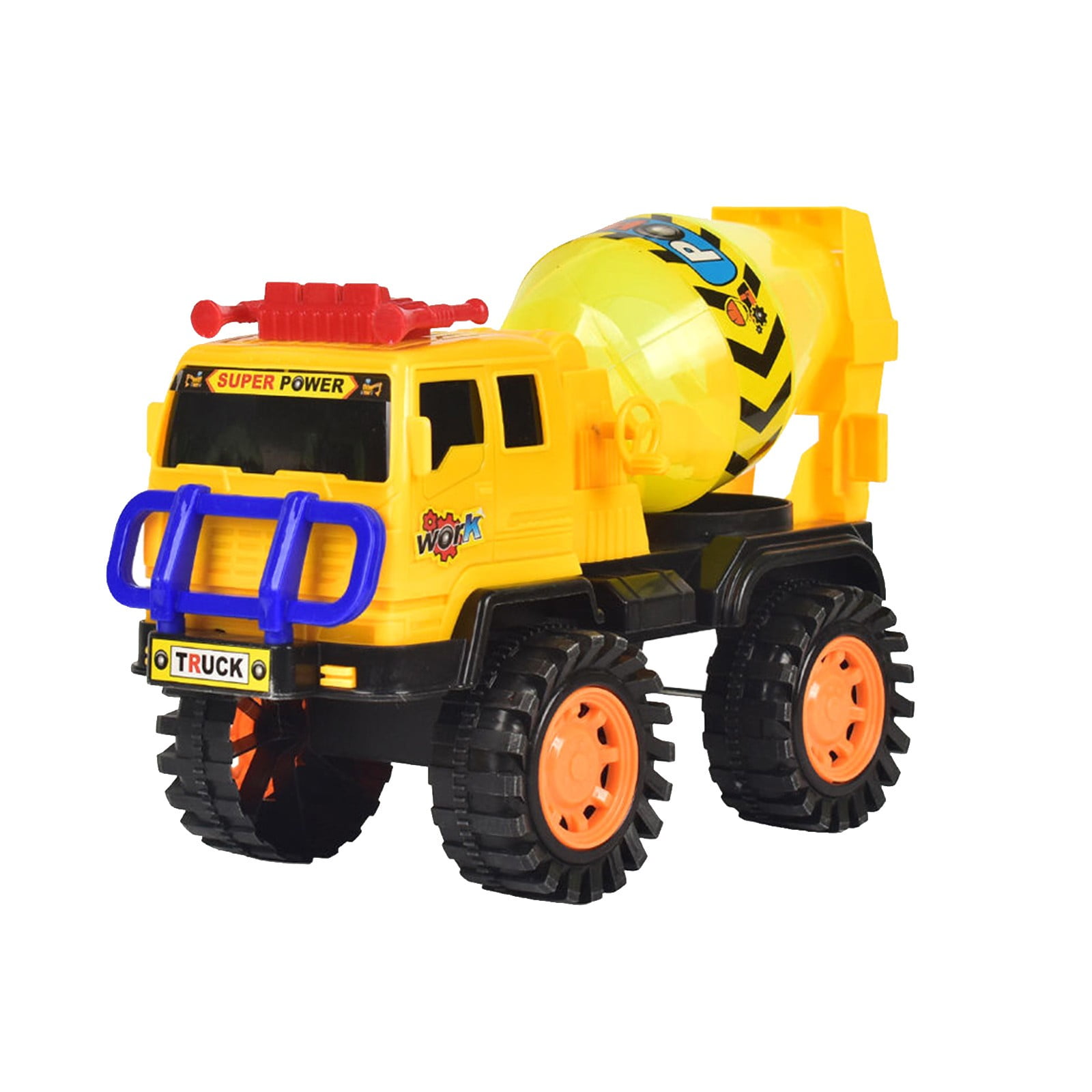 22cm Cement Mixer Engineering Vehicle Toy Friction Powered Car for Kids ...