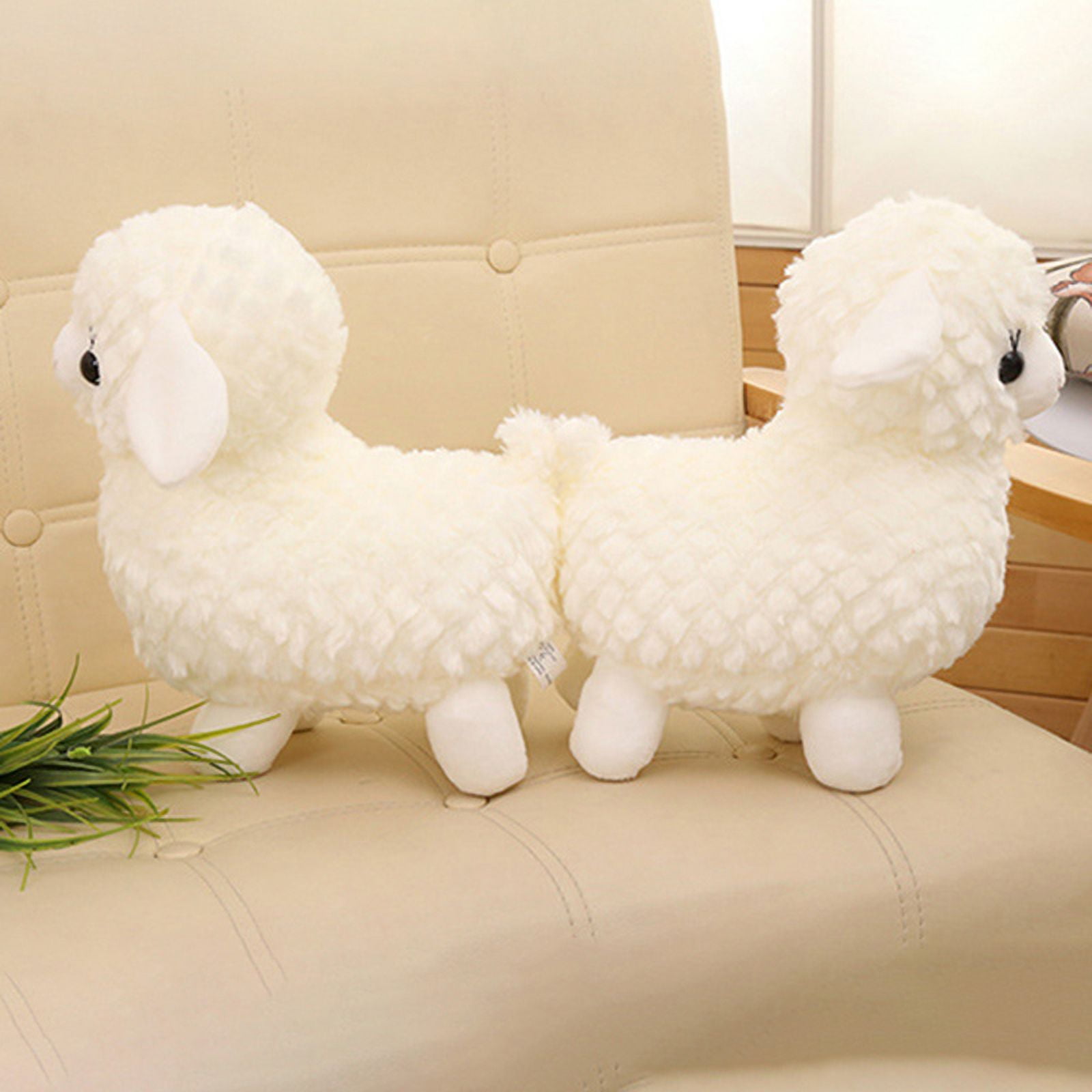 22cm Cute Alpaca Plush Toy Kids Real Doll Pillow Animal Lama Stuffed ...