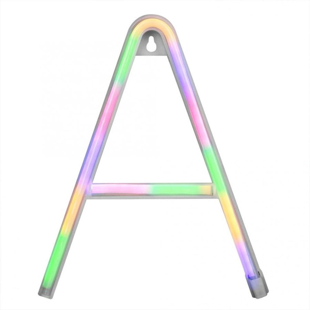 22cm LED Colorful Letter Lights, Neon Alphabet Light for Proposal ...