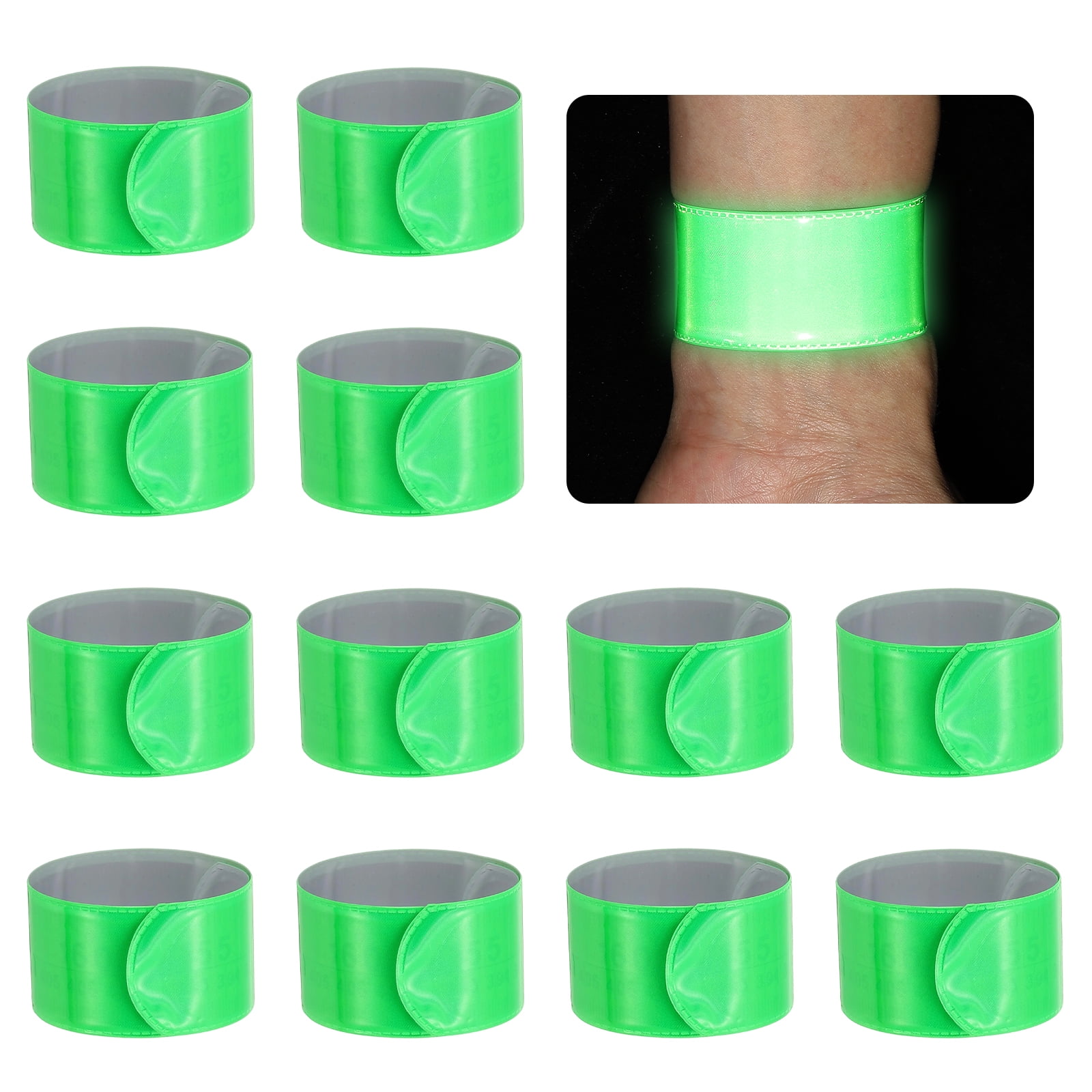 22cm Reflective Bands, 12pcs Reflective Arm Bands Straps Wrist ...