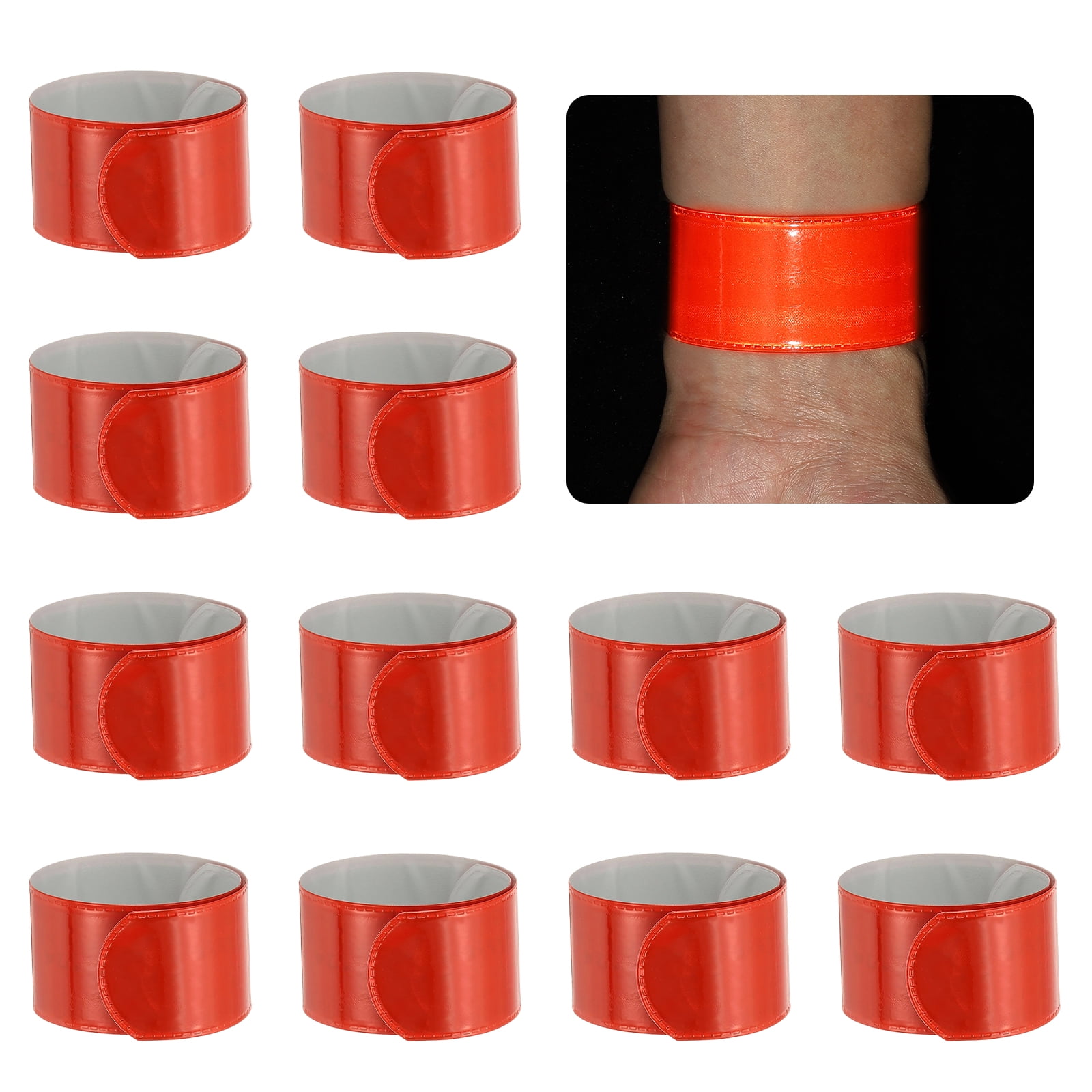 22cm Reflective Bands, 12pcs Reflective Arm Bands Straps Wrist ...