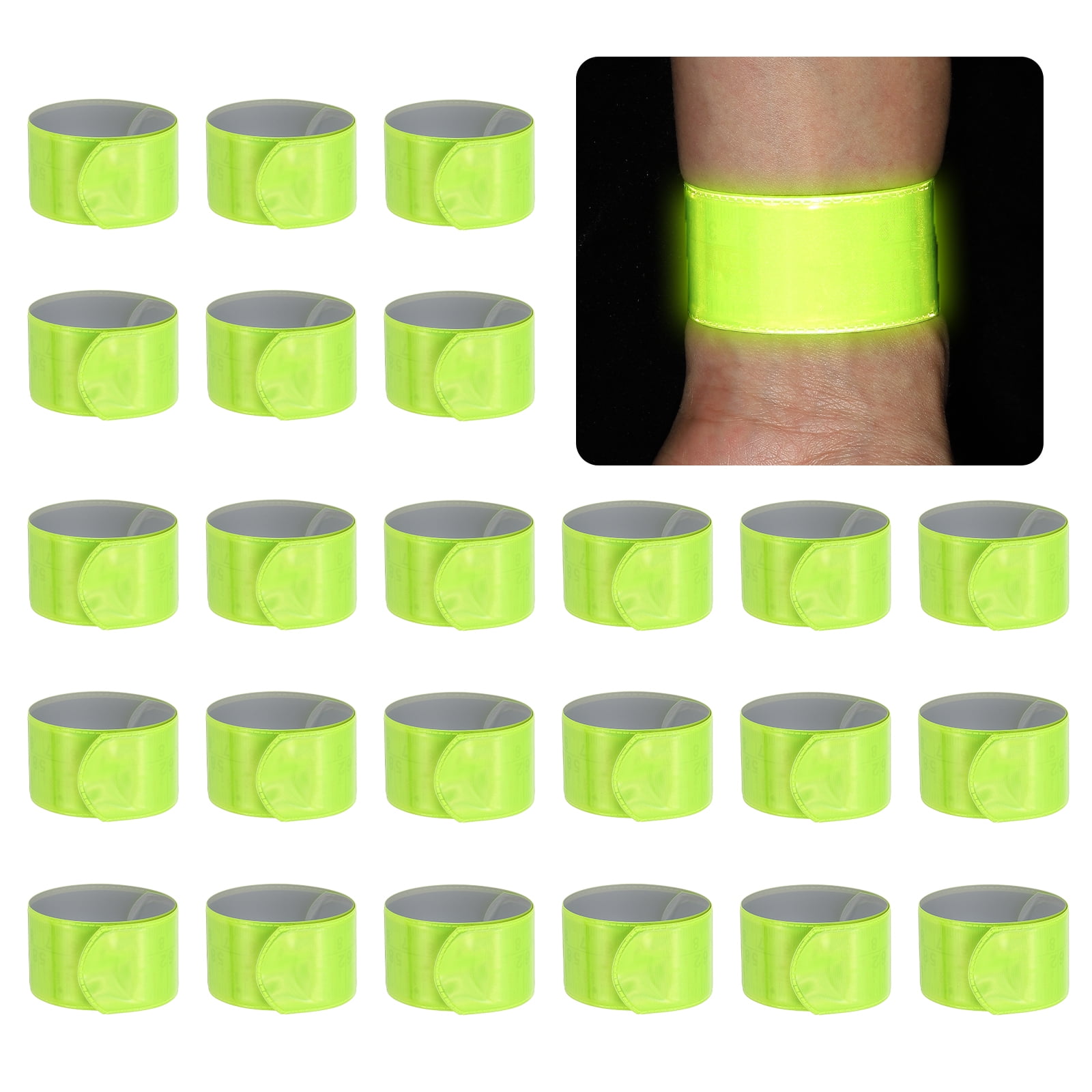 22cm Reflective Bands, 24pcs Reflective Arm Bands Straps Wrist ...