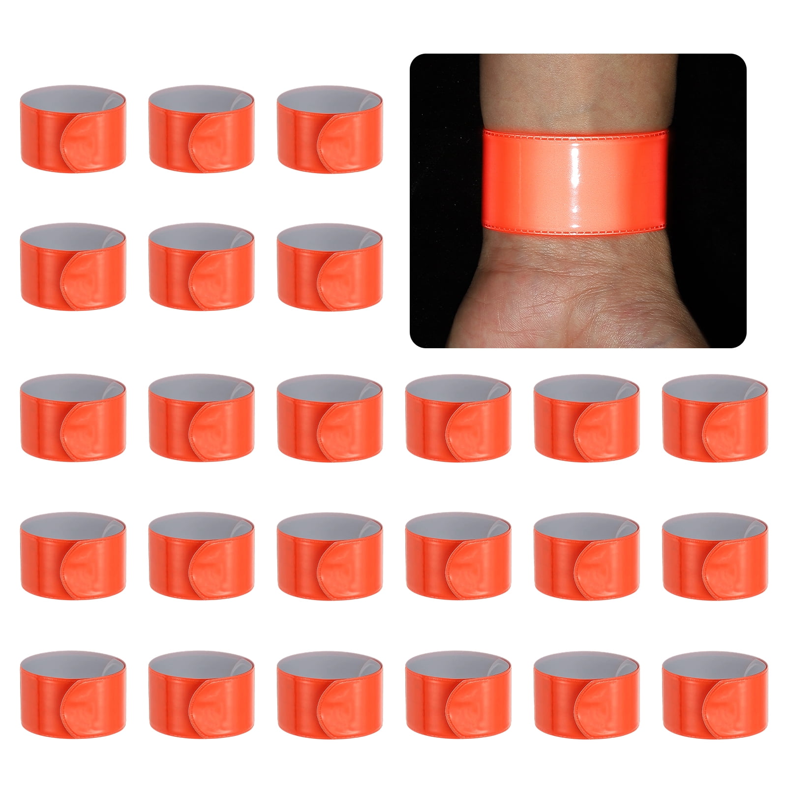 22cm Reflective Bands, 24pcs Reflective Arm Bands Straps Wrist ...