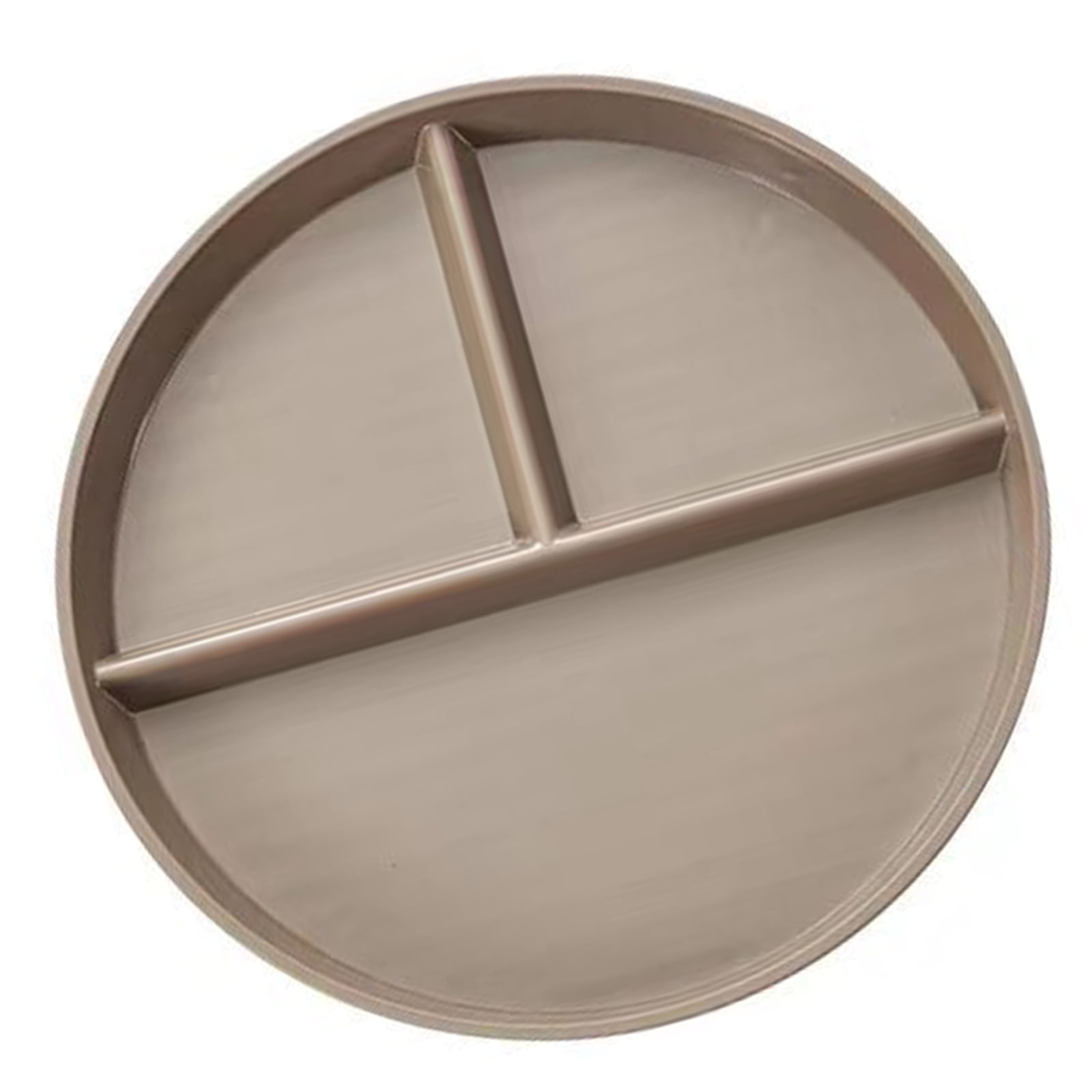 22cm Sectioned Dining Plate Kitchen Tablewares Plastic Texture Dinner ...