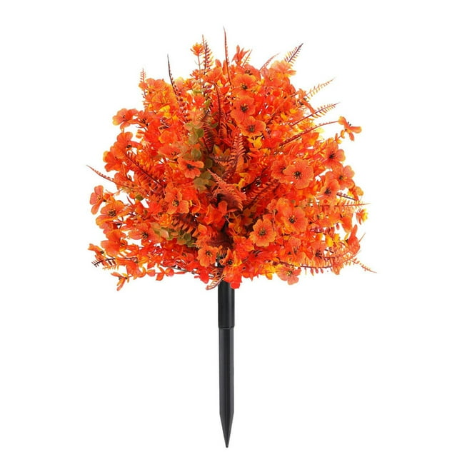 22in Artificial Violet Ball Topiary Trees with Ground Spikes, 1 Pack ...