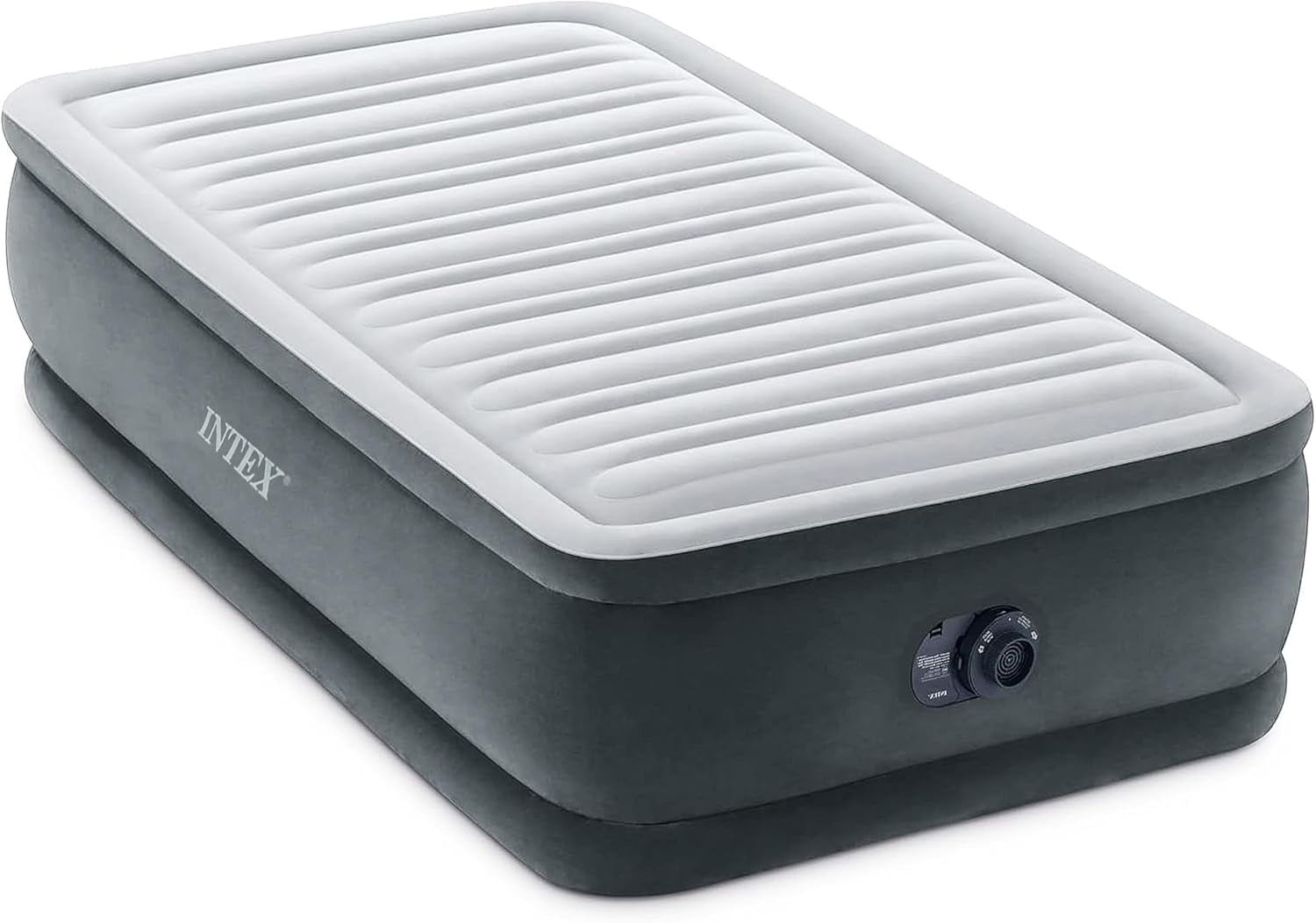 22in Queen Comfort Plush High-Rise Inflatable Air Mattress with Built ...