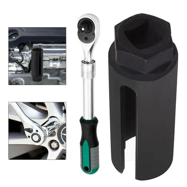22mm 1/2\" Drive Car Lambda Oxygen Sensor Socket Wrench Removal Tool 2pcs new - Walmart.com