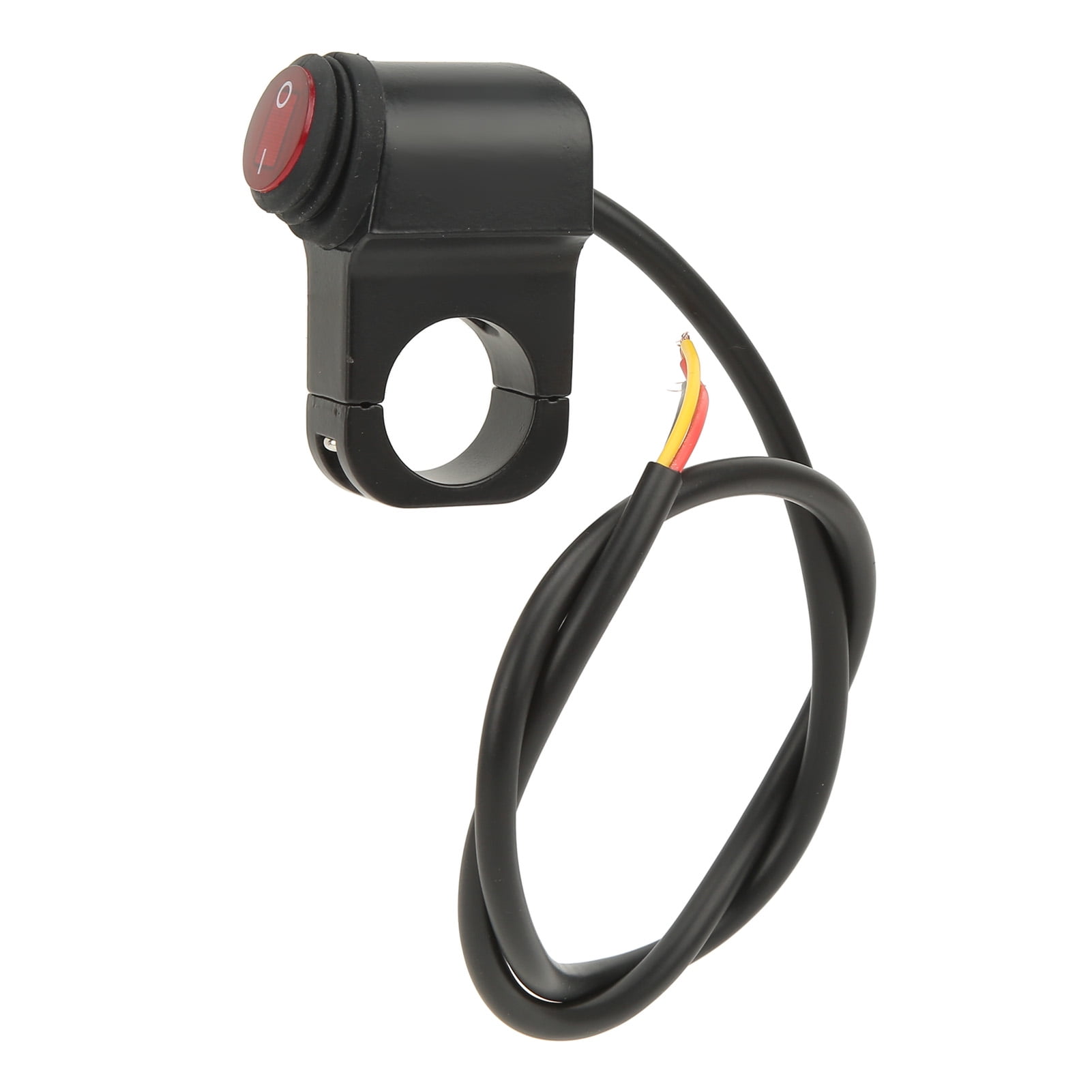 22mm 12V Motorcycle Handlebar Headlight Button Switch Aluminum Alloy ...