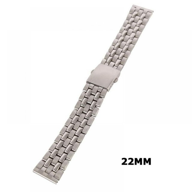 22mm 20mm 18mm Metal Watch Band Premium Solid Stainless Steel Watch Bracelet Straps for Men ...