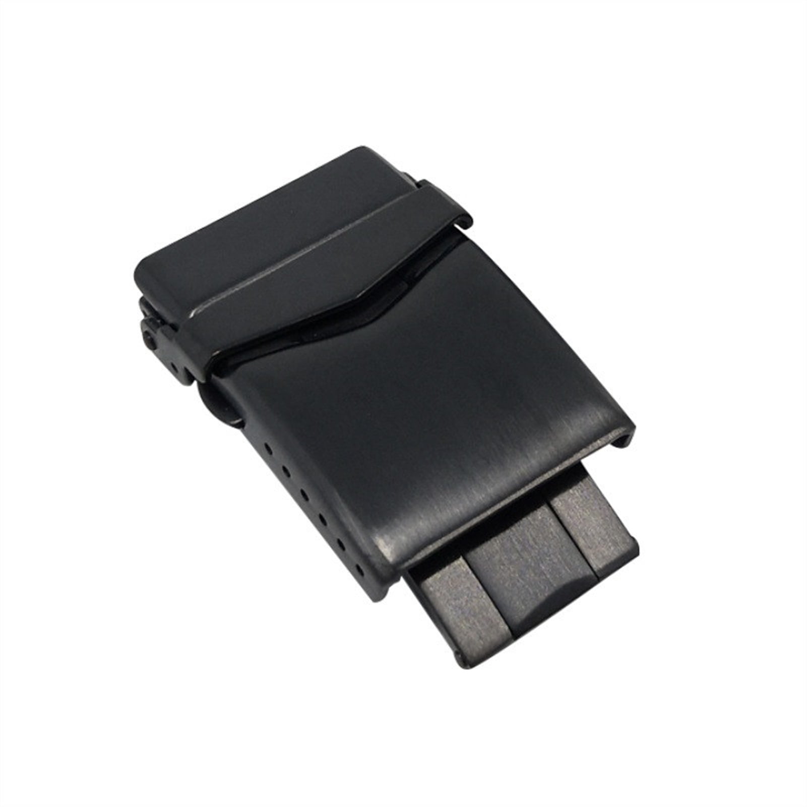 22mm 20mm 18mm PVD Stainless Steel Watch Buckle Solid Double Push ...