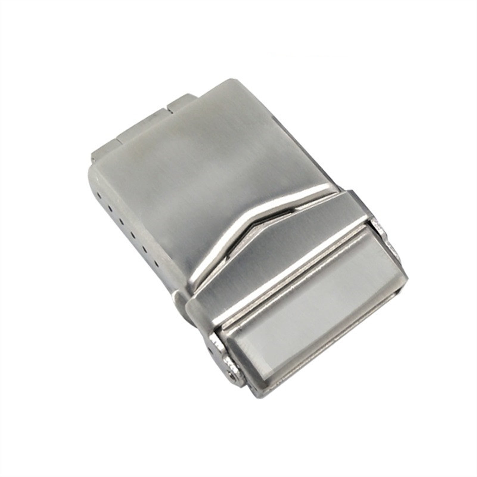 22mm 20mm 18mm PVD Stainless Steel Watch Buckle Solid Double Push ...